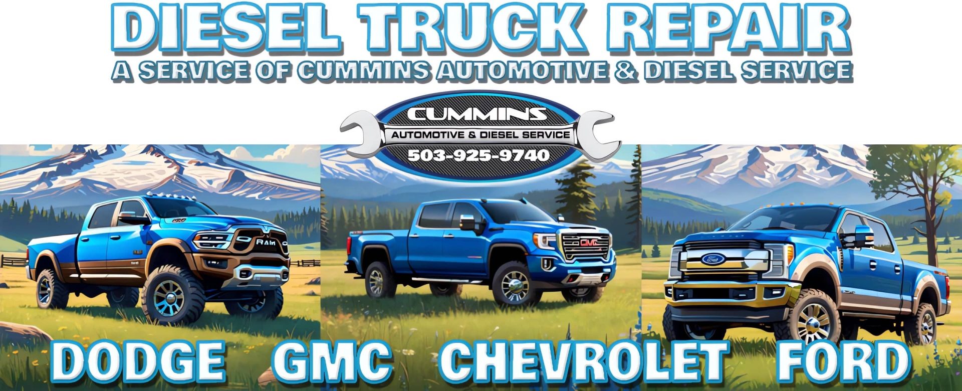 Oregon Diesel Pickup Truck Repair & Maintenance Serivce Diagnostics Of ...